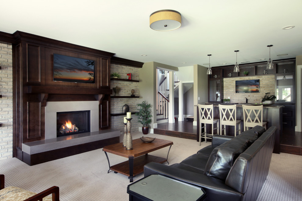 2013 Grand Rapids Design Home - Transitional - Basement - Grand Rapids ...