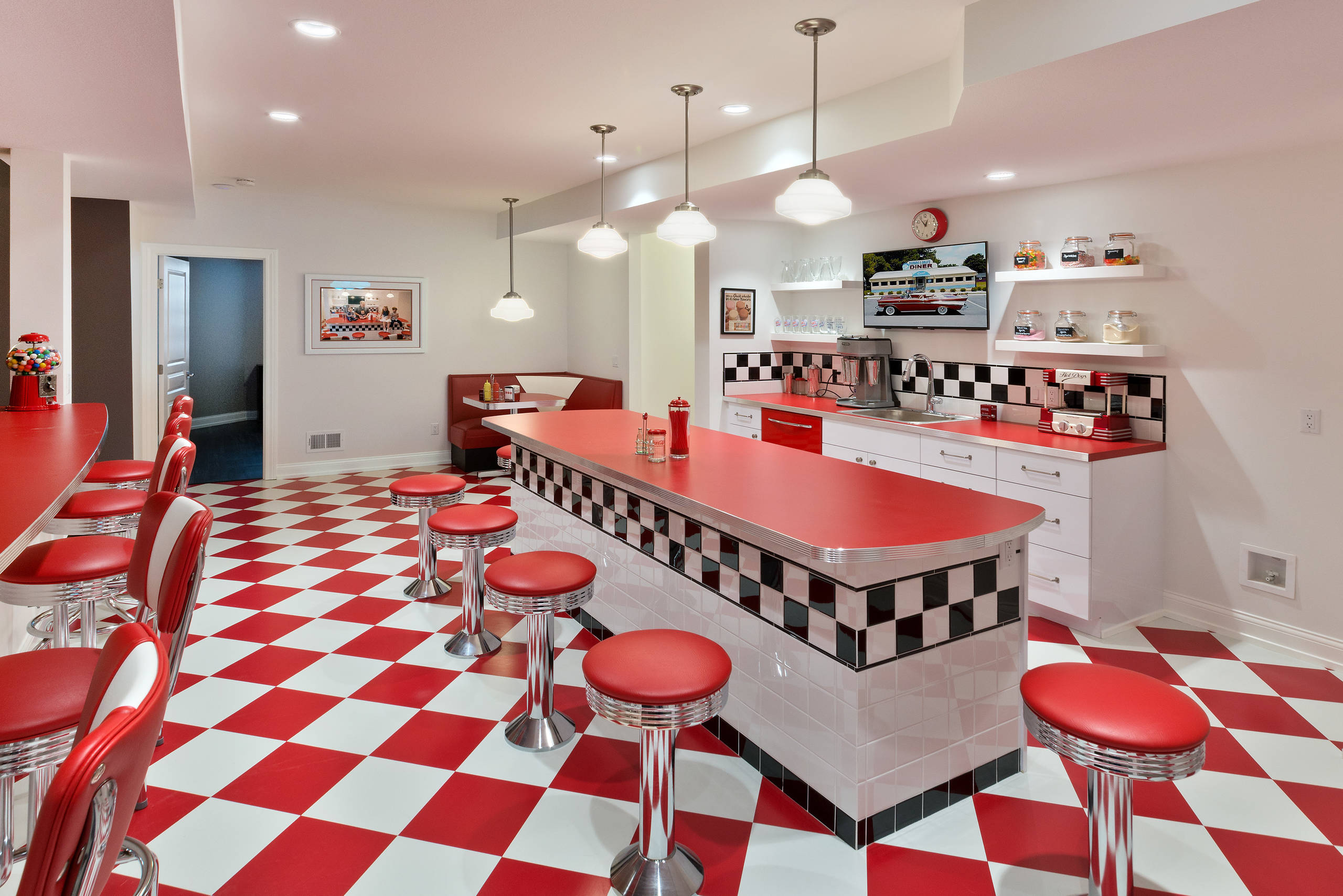 50s Diner Kitchen Decor