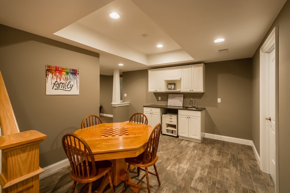 6 Chetwynd Plourde - Traditional - Basement - Philadelphia - by Intersect Homes, Inc | Houzz
