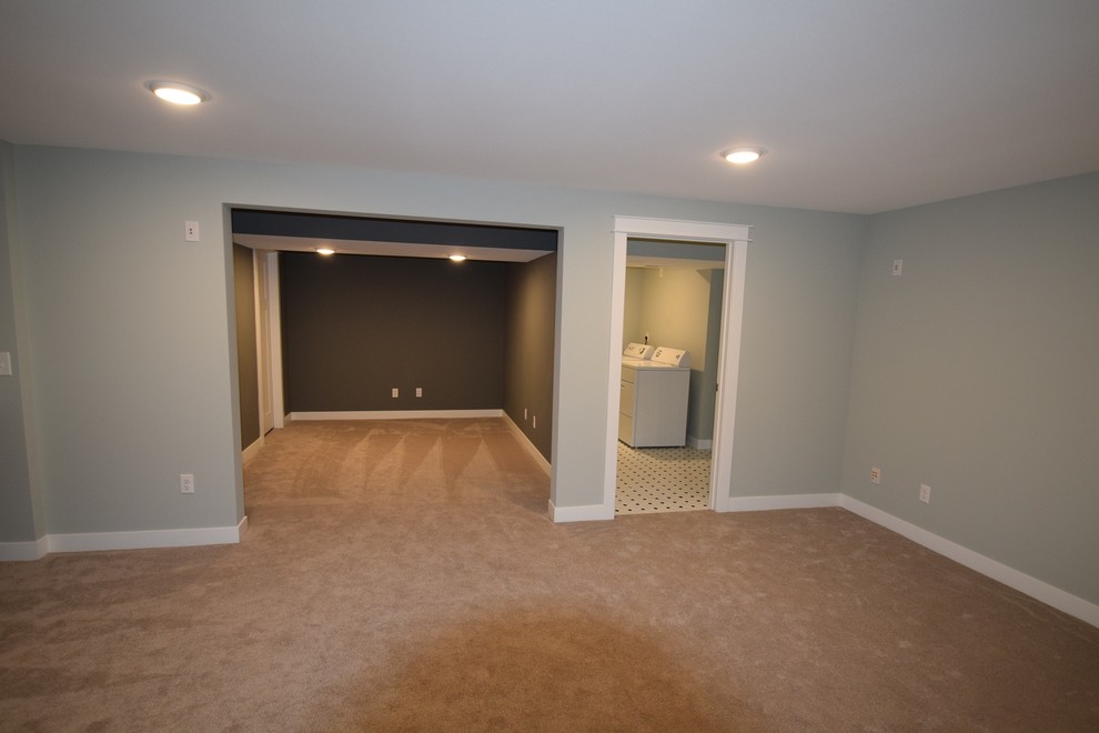 750 sq feet Finished Basement - Transitional - Basement - Other - by ...