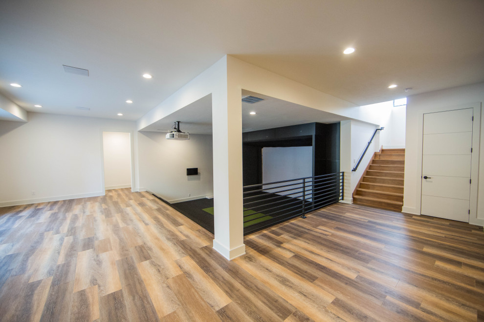 89 Conservative Contemporary - Contemporary - Basement - Indianapolis ...