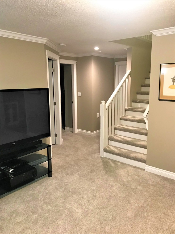 Abbotsford full basement reno - Modern - Basement - Vancouver - by ...
