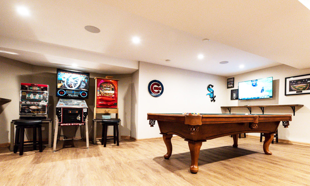 All Fun & Games – Orland Park Basement Retreat - Transitional ...