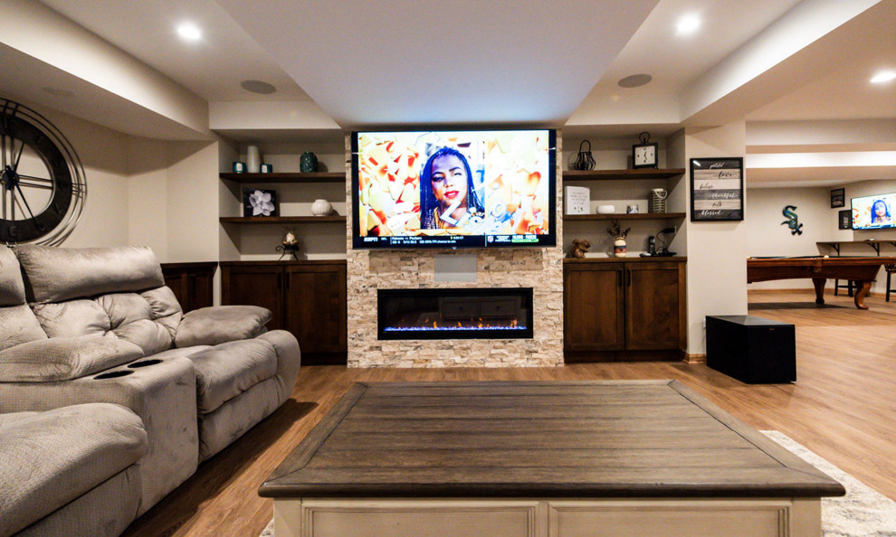 All Fun & Games – Orland Park Basement Retreat - Transitional ...