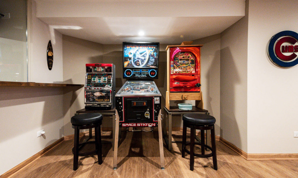 All Fun & Games – Orland Park Basement Retreat - Transitional ...