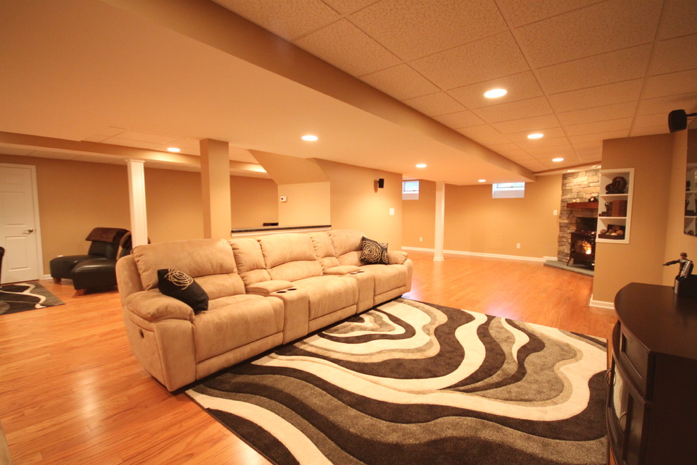 An open concept - Traditional - Basement - New York - by Joseph Pastore ...