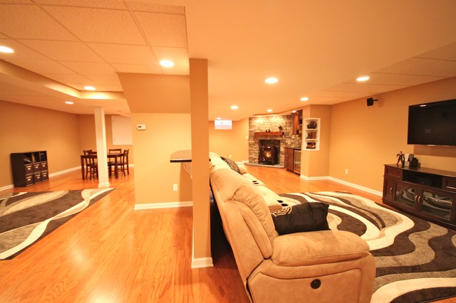 An open concept - Traditional - Basement - New York - by Joseph Pastore ...