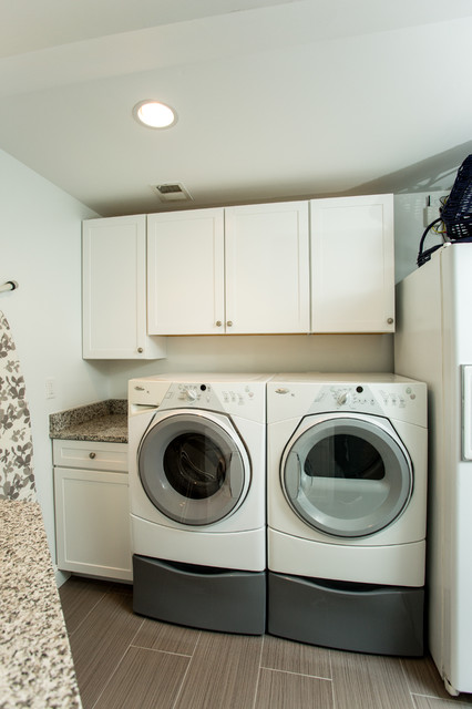 Appealing Basement for Every Family Member of a Vienna Home - Utility ...