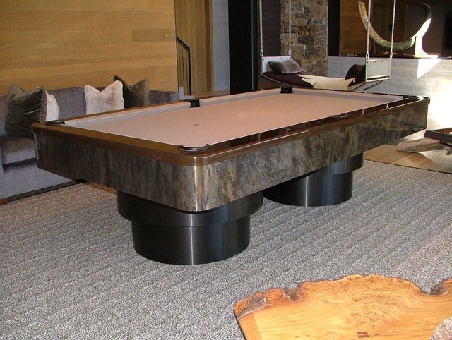 Art Deco Pool Table by MITCHELL Pool Tables - Traditional - Basement ...