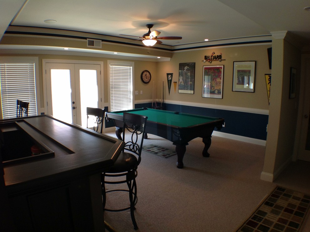 Atlanta Basement - Traditional - Basement - Atlanta - by The Southern ...