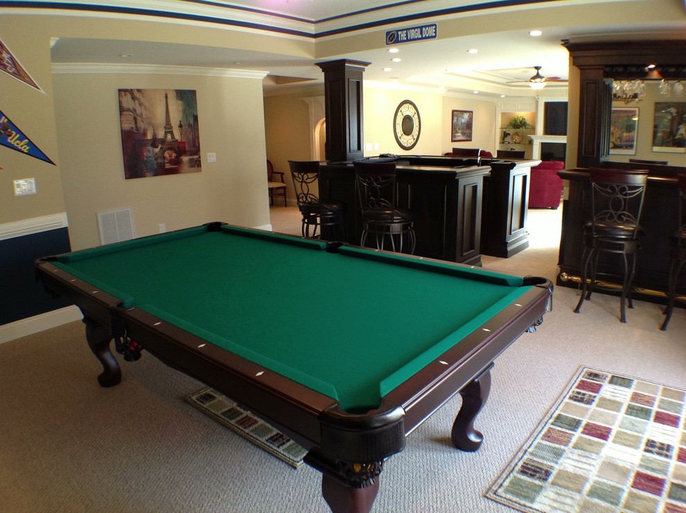 Atlanta Basement - Traditional - Basement - Atlanta - by The Southern ...