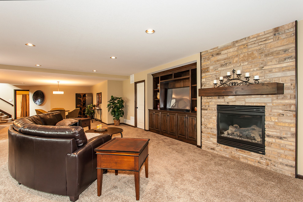 Auburn Hills Model Home - Traditional - Basement - Wichita - by Robl ...