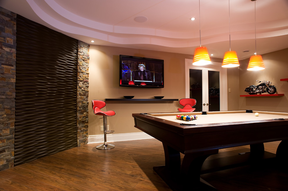Award Winning Basement - Contemporary - Basement - Ottawa - by Just ...