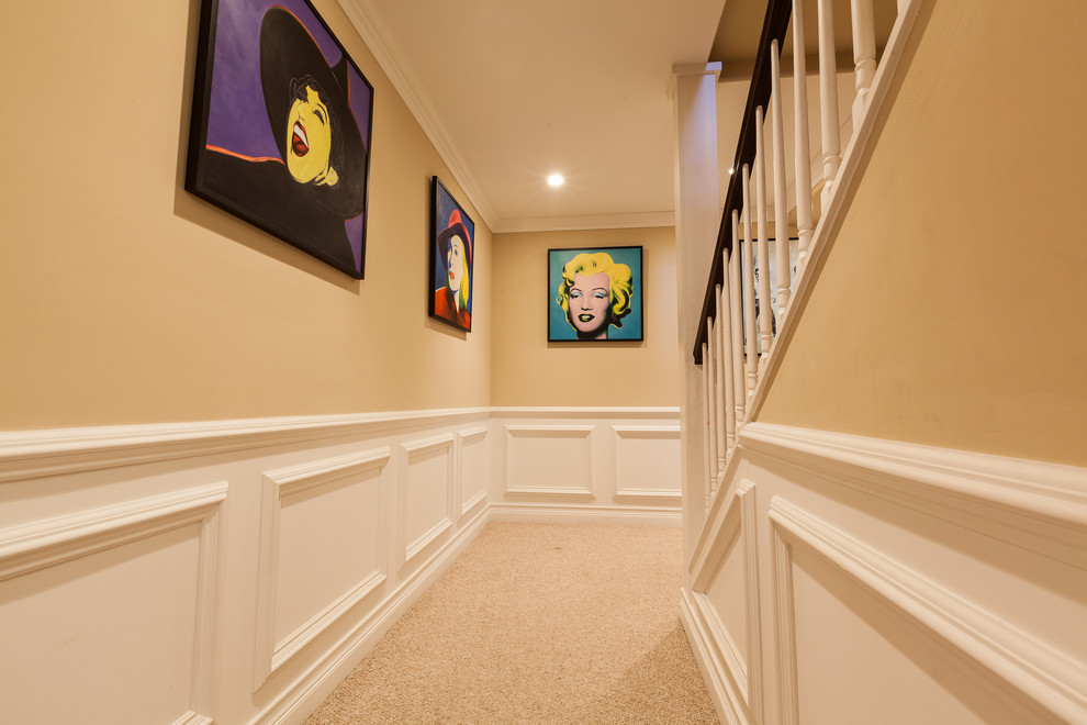 Bar and Entertainment Basement - Traditional - Basement - Chicago - by ...