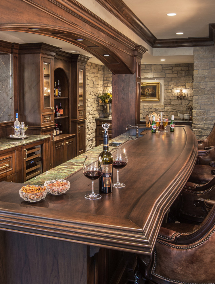 Bar Detail - Lower Level Exquisite - Home Bar - Milwaukee - by ...