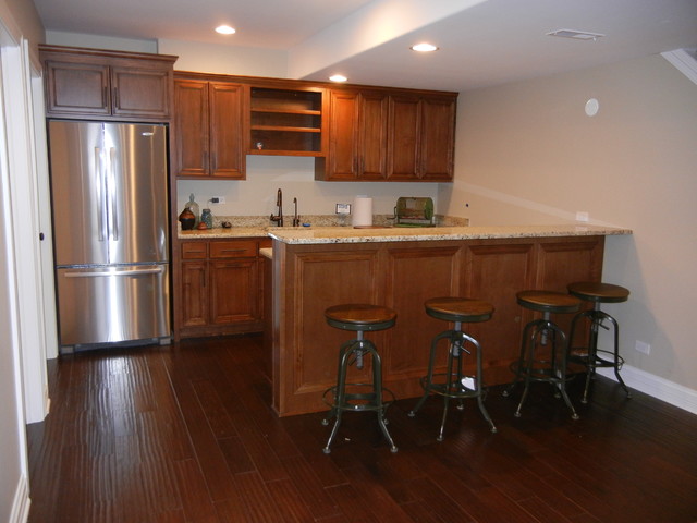 Bars - Traditional - Basement - Chicago - by Function Basement Design ...