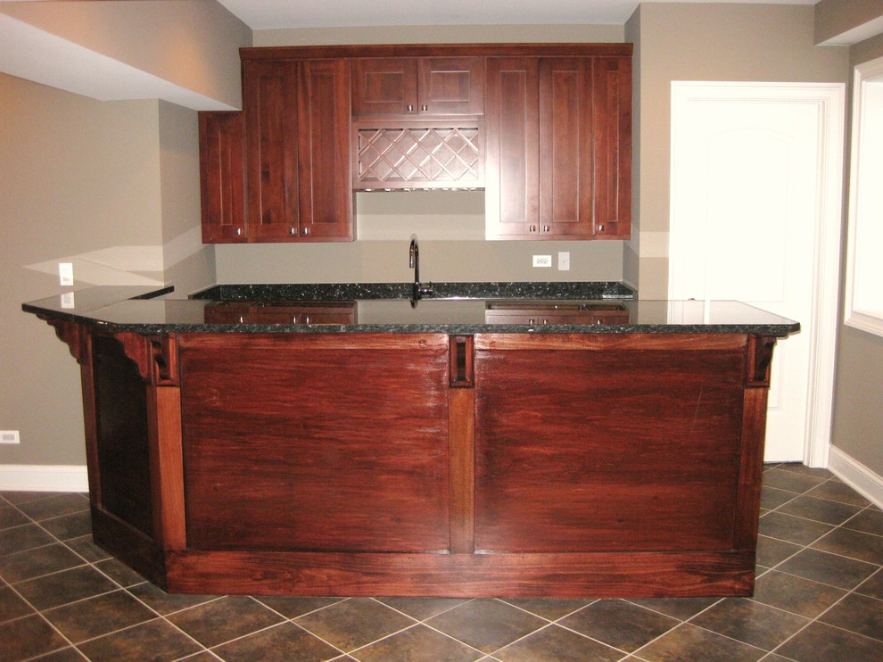 Bars - Traditional - Basement - Chicago - by Function Basement Design ...