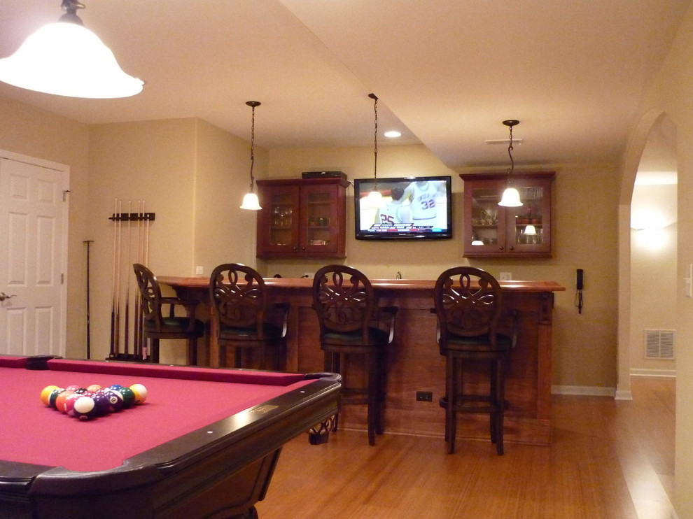 Bars - Traditional - Basement - Chicago - by Function Basement Design ...