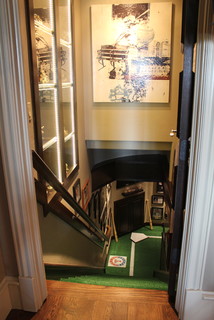 Baseball Diamond Floor in Man Cave - Traditional - Basement - Oklahoma ...