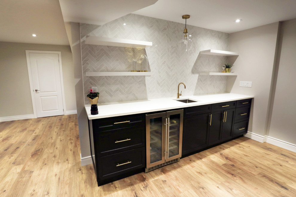 Basement & Kitchen Renovation - Traditional - Basement - Toronto - by ...