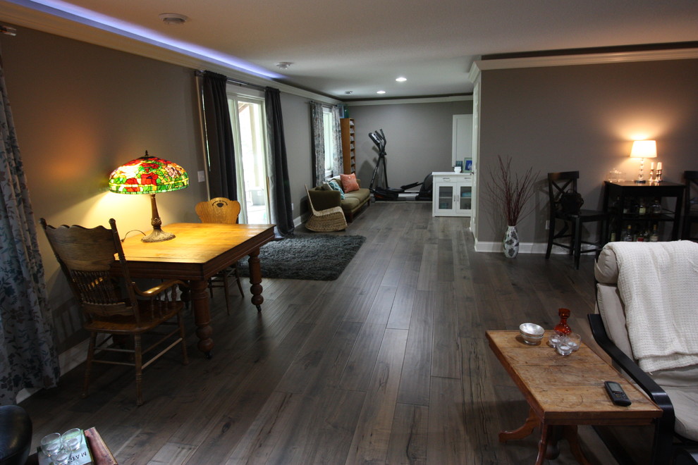 Basement Build Out - Big Lake, MN - Modern - Basement - Minneapolis ...