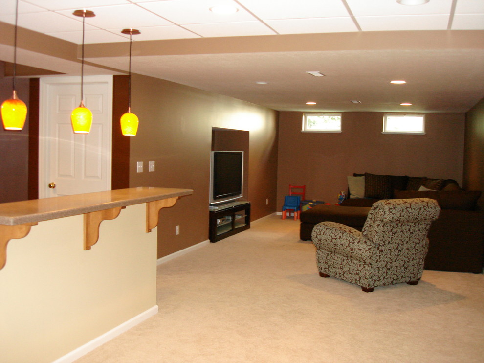 Basement by Tim Englert Construction, Inc. - Basement - Cleveland - by ...