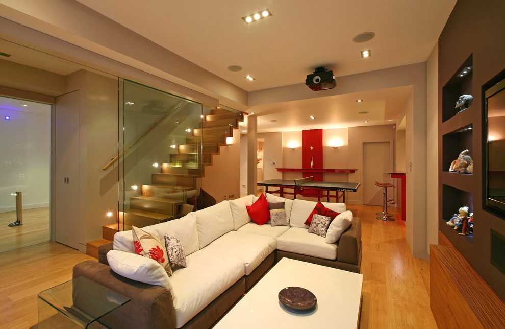 Basement construction in a double fronted Victorian house in Fulham ...