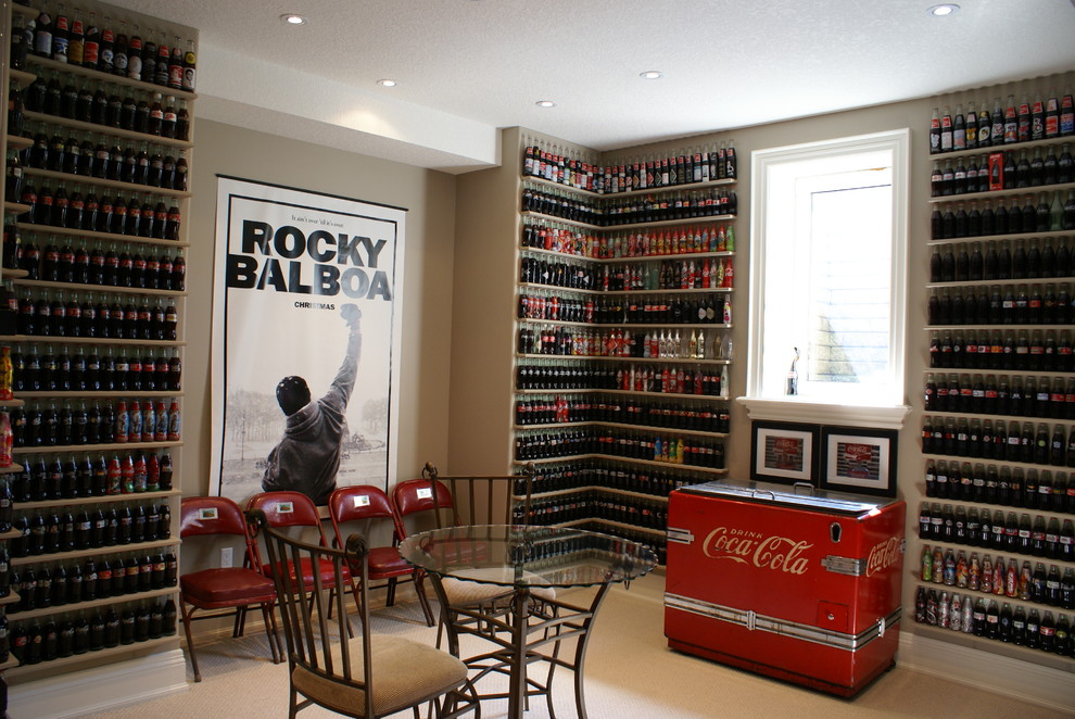 Basement - Deer Ridge Coca Cola Room - Contemporary - Basement - Other ...