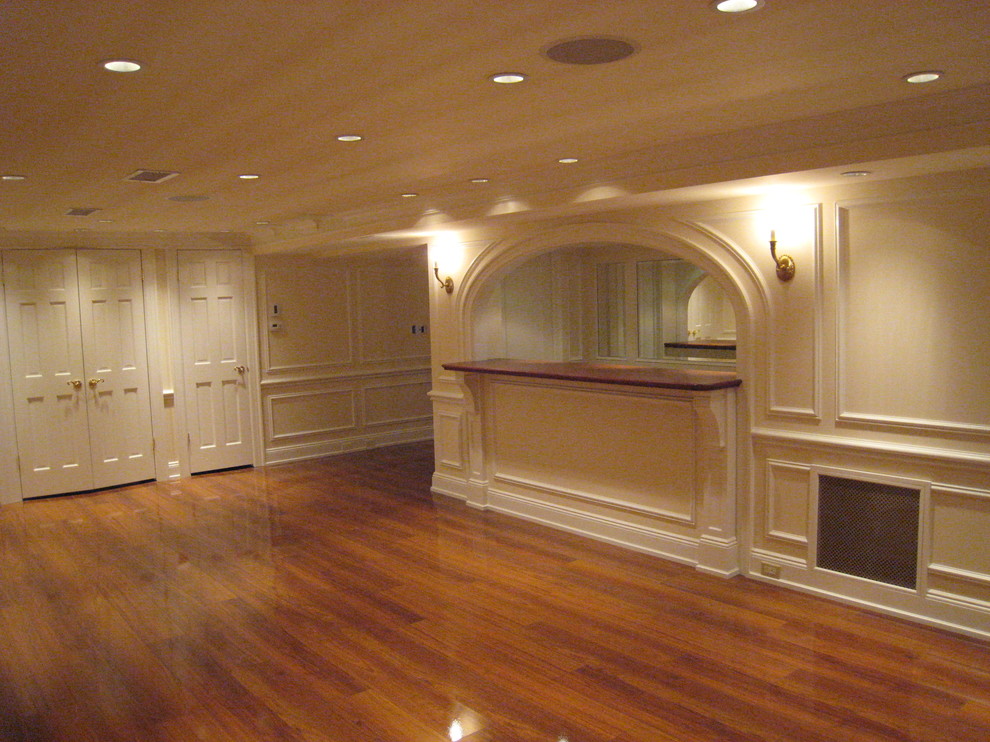 Basement Den - Traditional - Basement - New York - by River's Edge ...