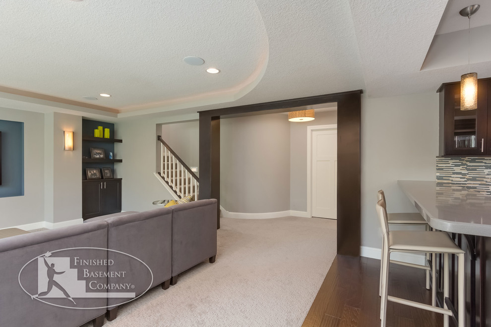 Basement Entry - Contemporary - Basement - Minneapolis - by FBC Remodel ...