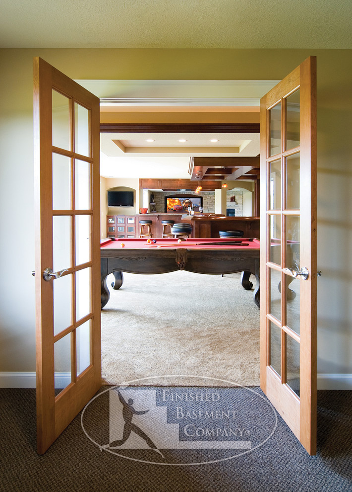 Basement Entry Hallway - Traditional - Basement - Minneapolis - by FBC ...