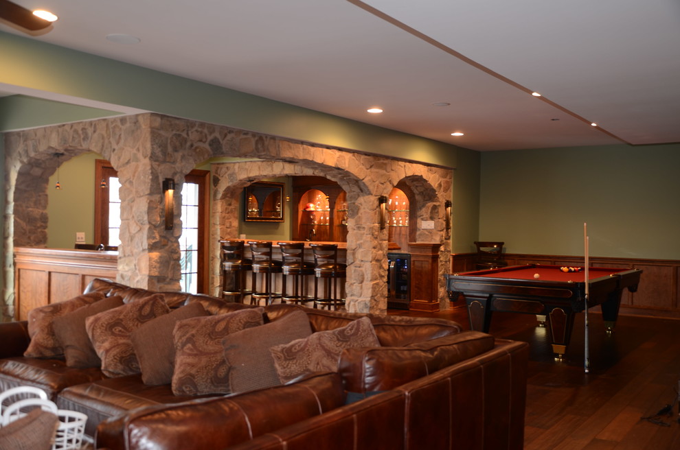 Basement Finishing Applegate West Chester, PA - Traditional - Basement ...