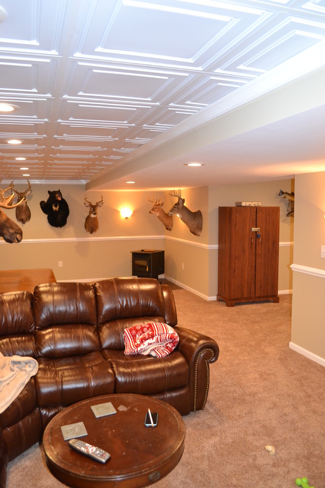 Basement Finishing - Traditional - Basement - Philadelphia - by Chester ...