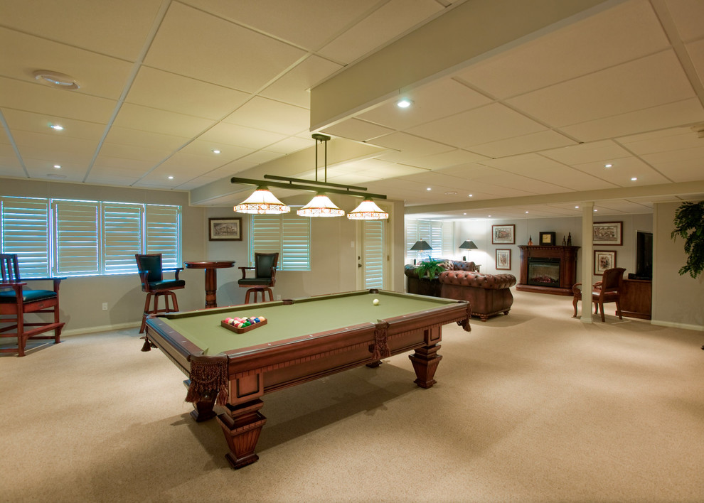 Basement Finishing Framingham MA - Modern - Basement - Boston - by LUX ...