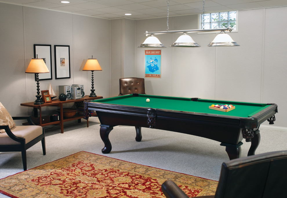 Basement Finishing Ideas - Contemporary - Basement - Detroit - by Owens ...