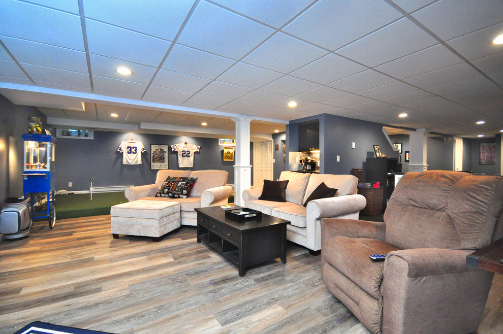 Basement Gallery 2 - Contemporary - Basement - New York - by Kruse Home ...