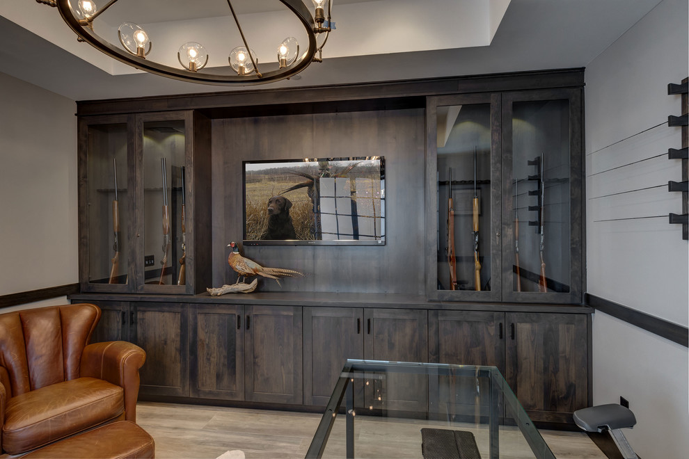 Basement Gun Display Case - Contemporary - Basement - Denver - by FBC ...
