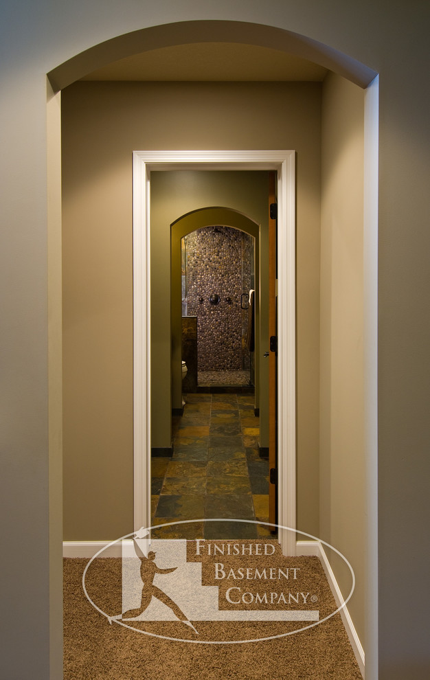 Basement Hallway - Contemporary - Basement - Minneapolis - by FBC ...