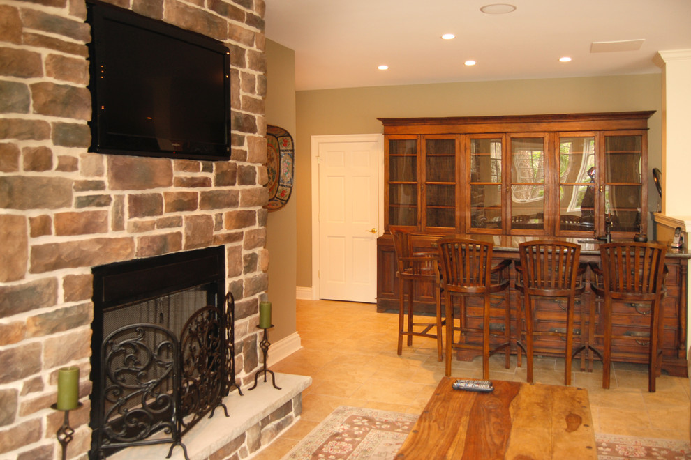 Basement - Traditional - Basement - New York - by Homann Design ...