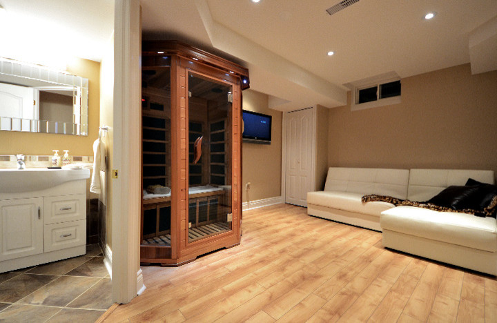 Basement Home Spa - Basement - Toronto - by Finished Basement | Houzz