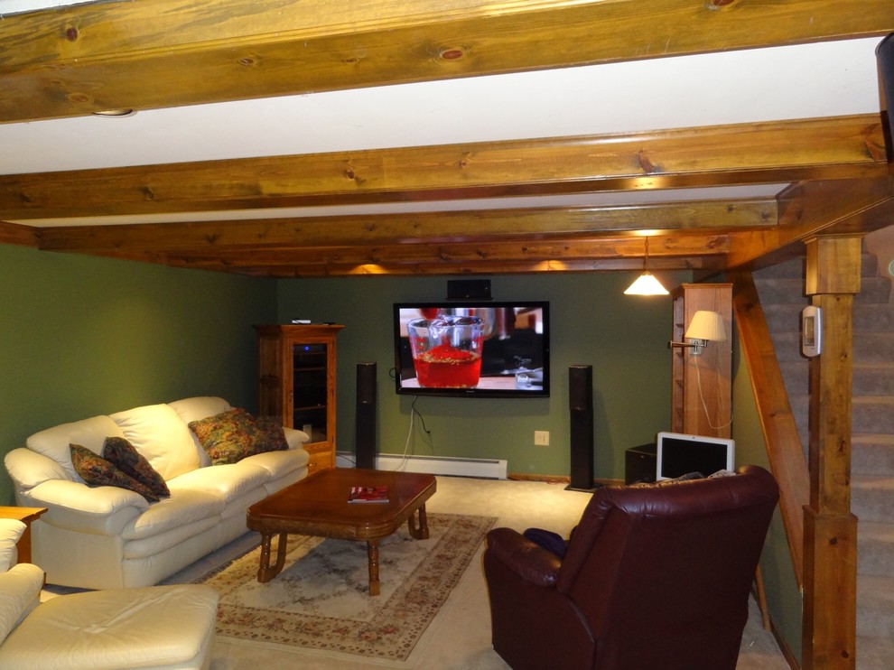 Basement - Traditional - Basement - Chicago - by JESMAN CONSTRUCTION ...