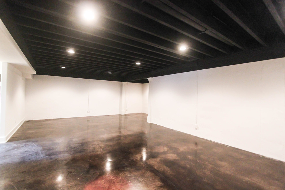 Industrial Basement - Industrial - Basement - Indianapolis | Houzz