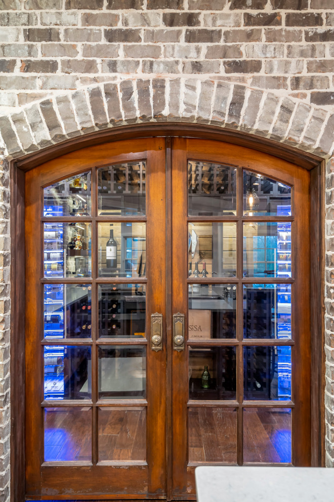 Basement Living - Rustic - Basement - Atlanta - by Stonecrest Works | Houzz