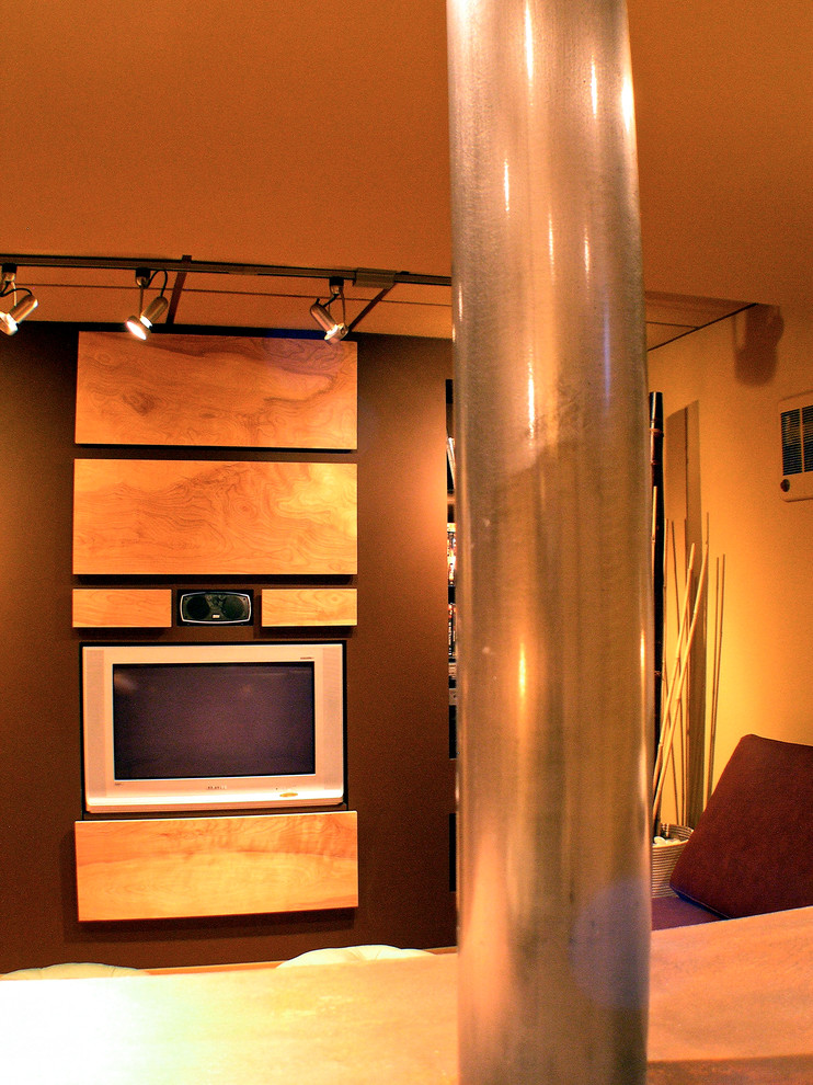 Basement Lounge in West Grove, PA - Contemporary - Basement ...