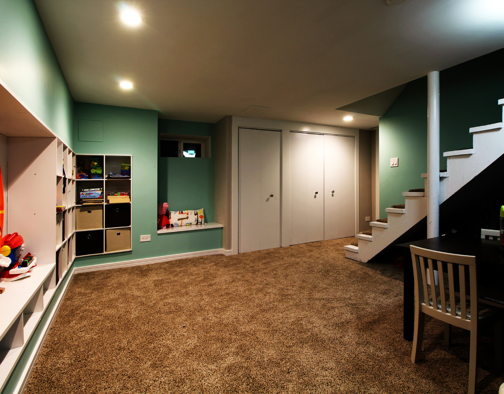 Basement Playroom - Modern - Basement - Chicago - by Liv Companies LLC ...