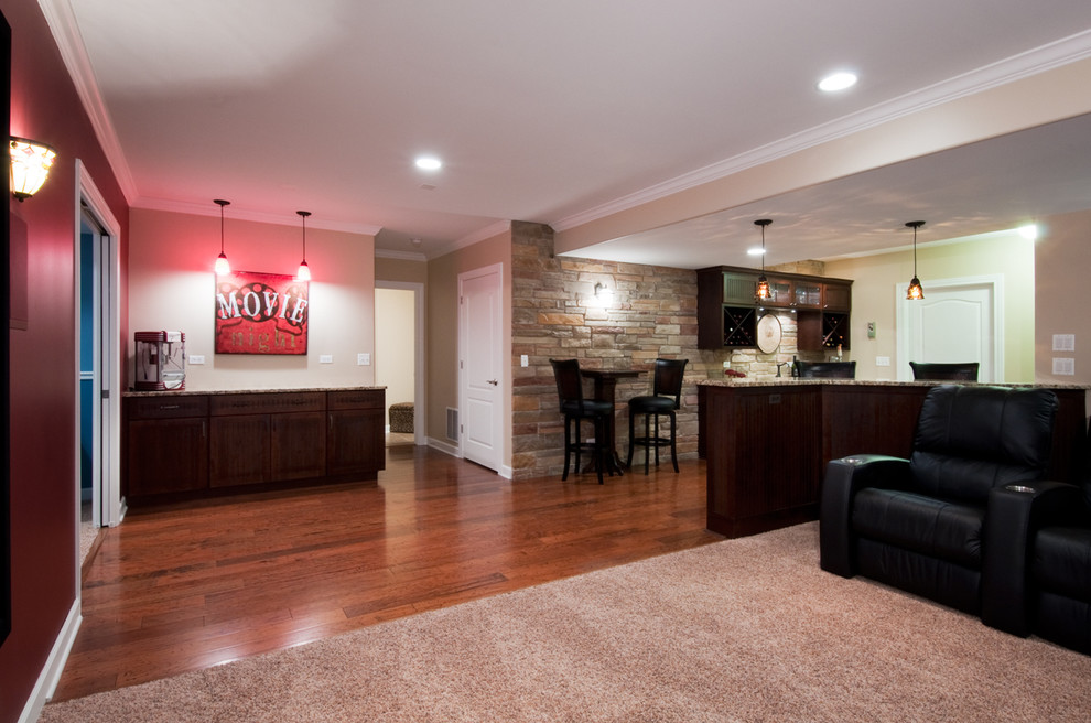 Basement Project in North Aurora, Il - Traditional - Basement - Chicago ...