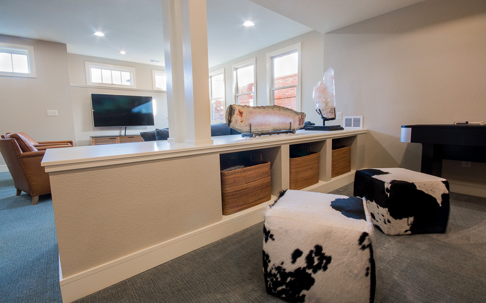 Basement Rec Room and Sauna - Modern - Basement - Denver - by HighCraft ...