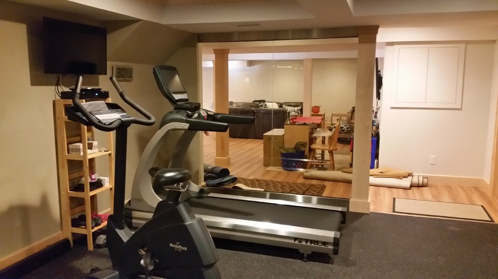 Basement remodel - Basement - New York - by Coralite Woodworks LLC. | Houzz