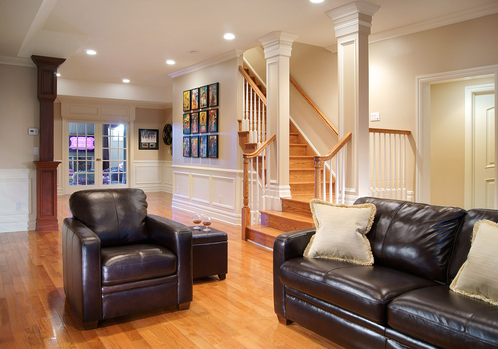 Basement Remodel - Traditional - Basement - New York - by Creative ...