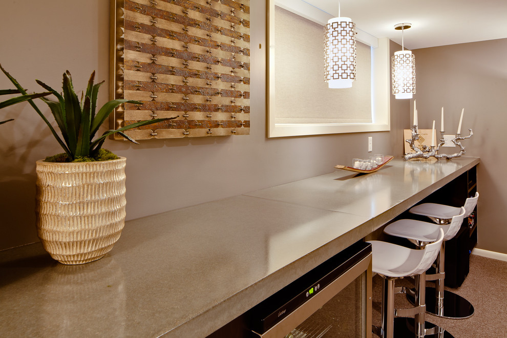 Basement Remodel - Modern - Basement - Minneapolis - by Dwelling ...